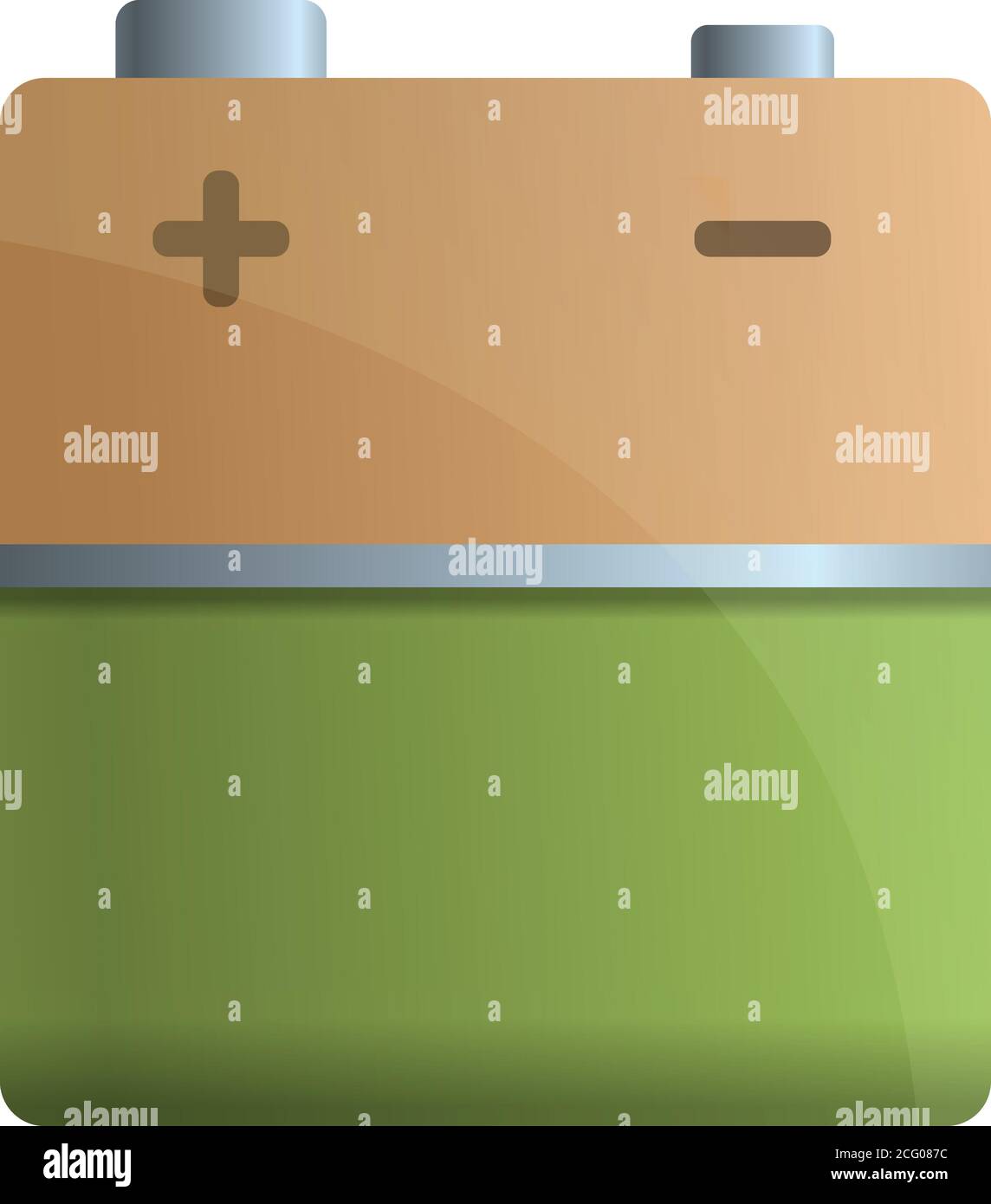 Power battery icon. Cartoon of power battery vector icon for web design ...