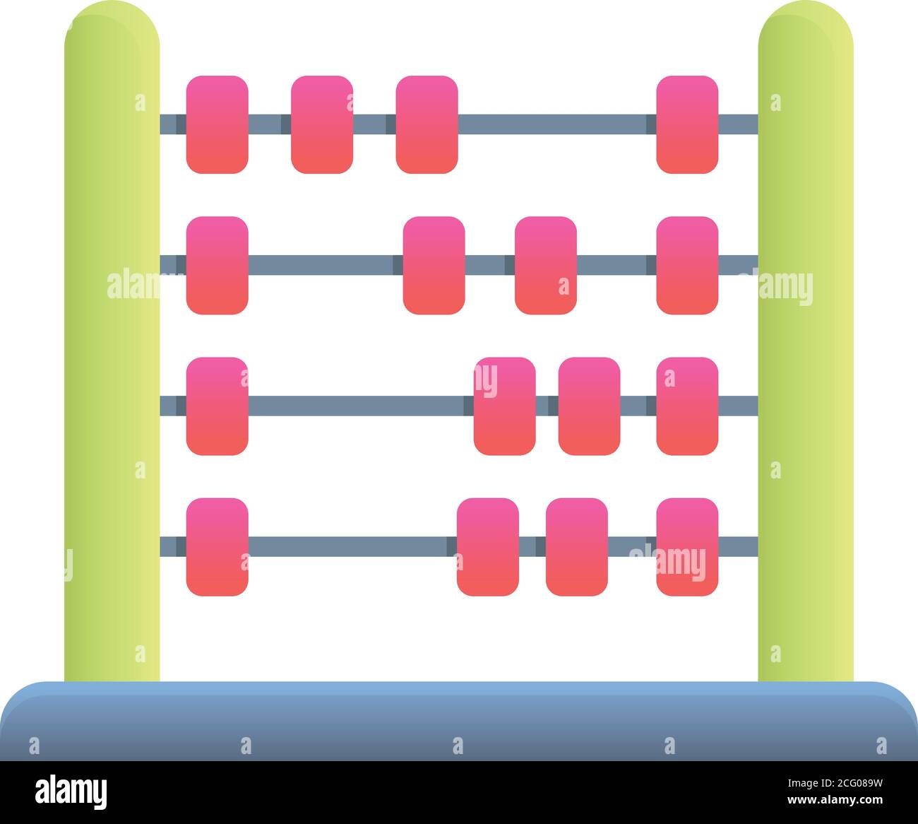 Abacus icon. Cartoon of abacus vector icon for web design isolated on ...