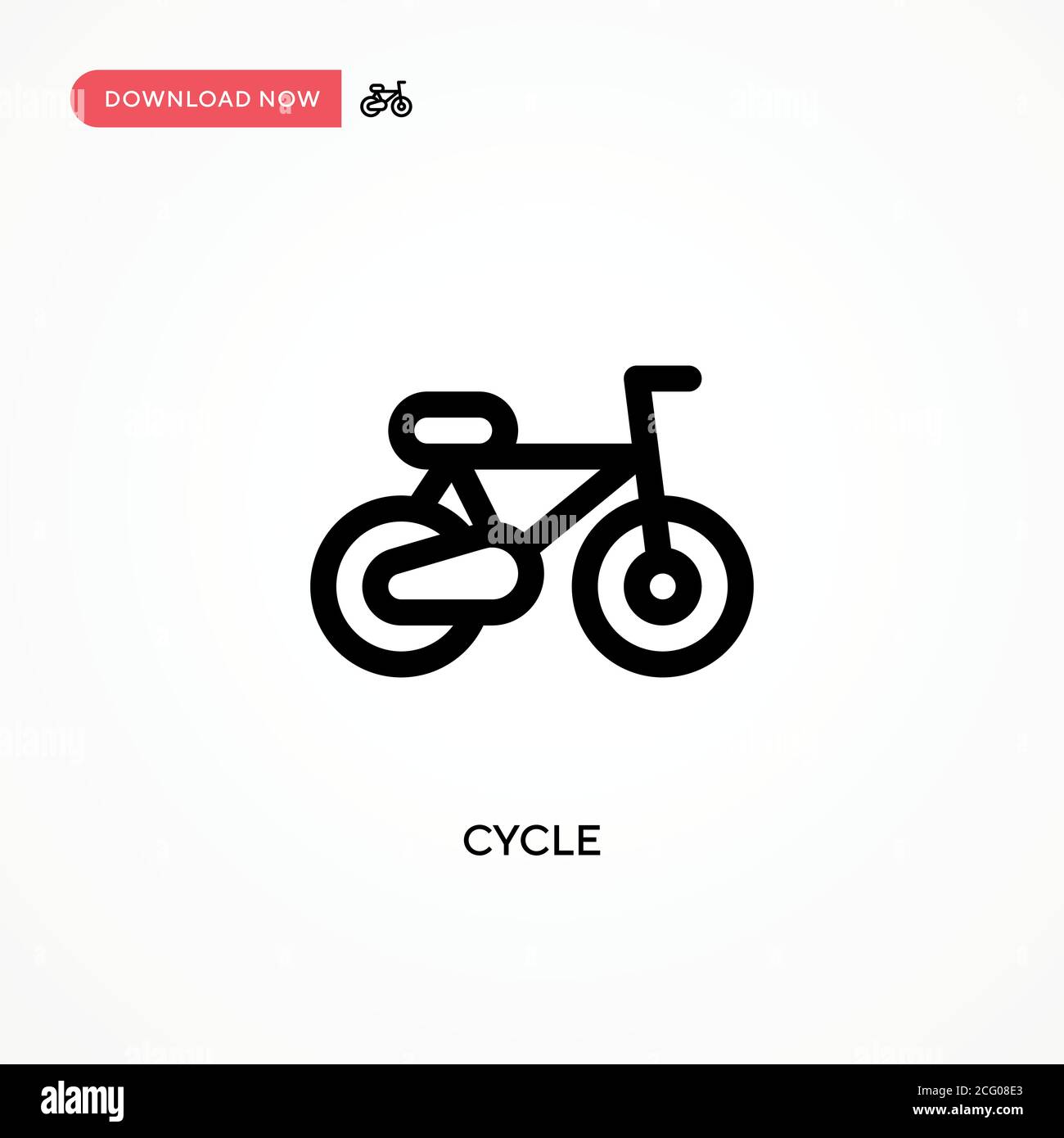 Cycle Simple vector icon. Modern, simple flat vector illustration for ...