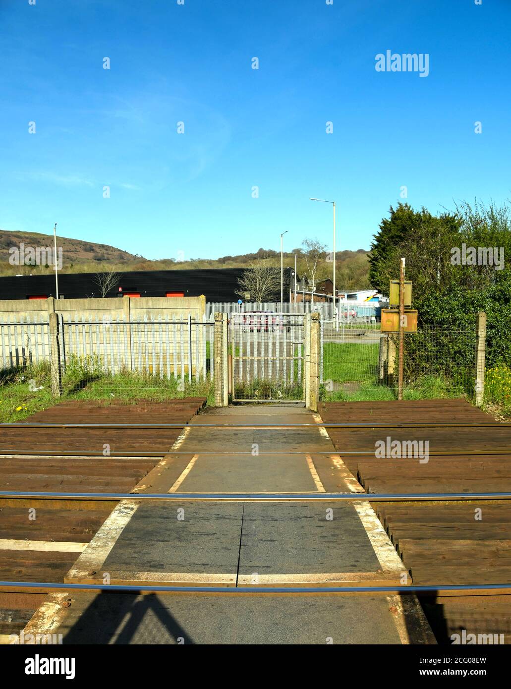 Footpath crossing a railway hi-res stock photography and images - Alamy