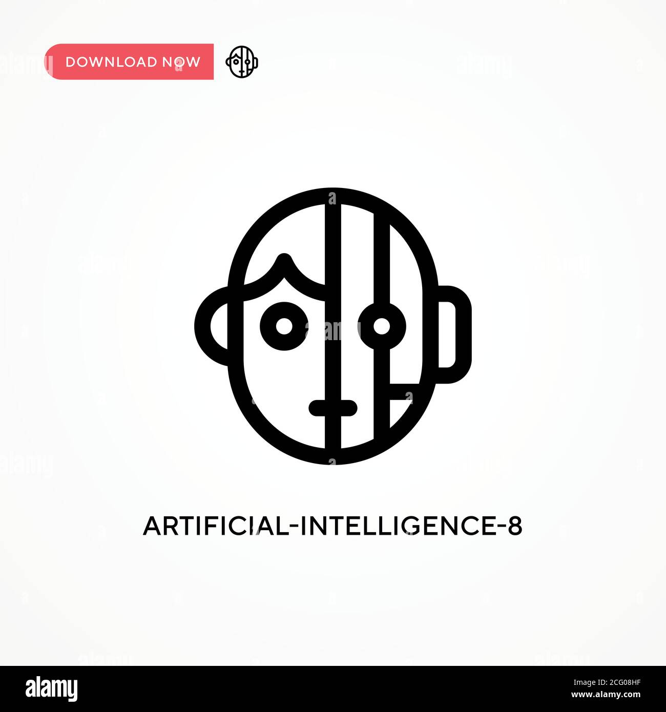 Artificial-intelligence-8 Simple vector icon. Modern, simple flat ...