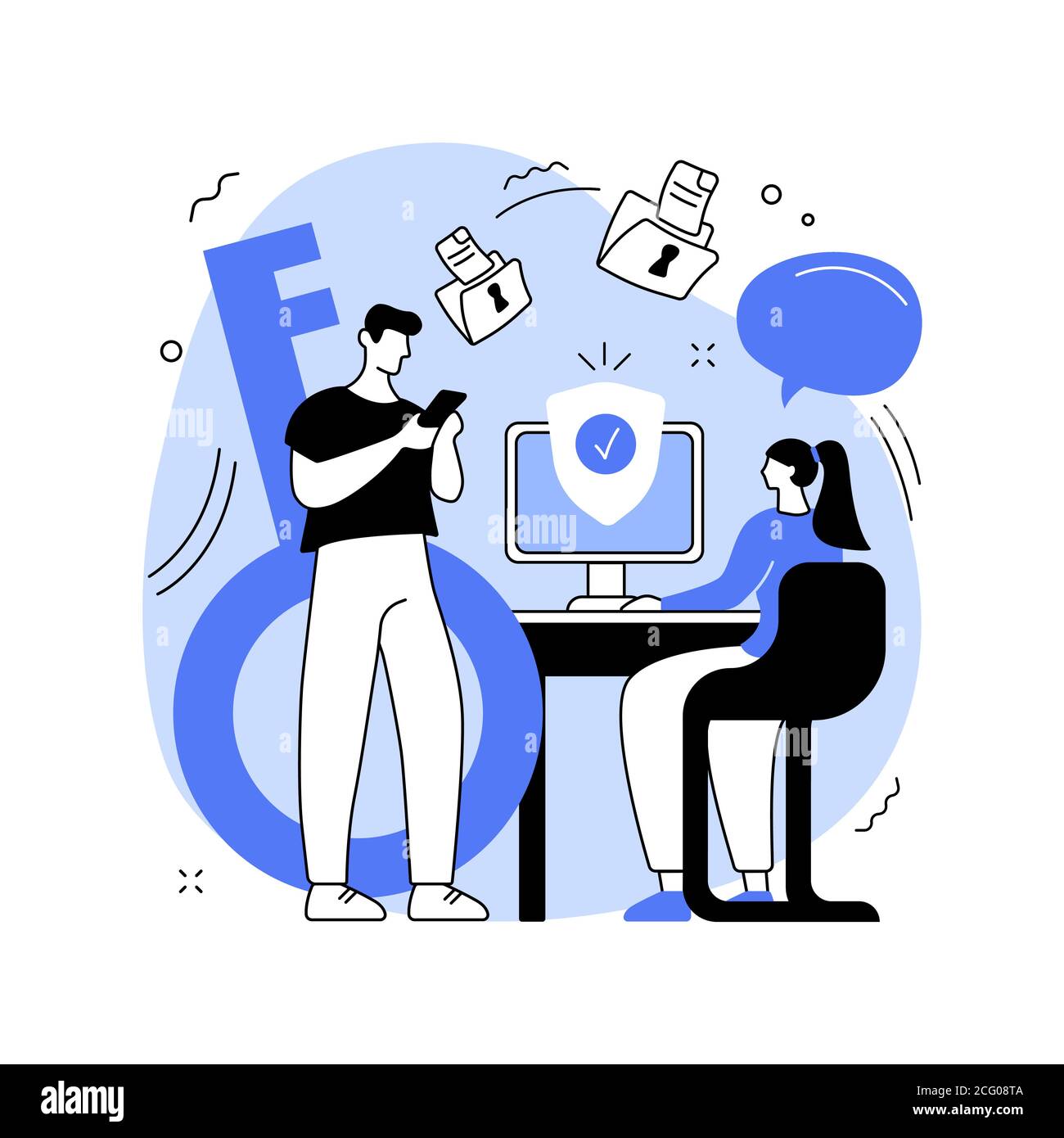 Privacy policy abstract concept vector illustration Stock Vector Image ...