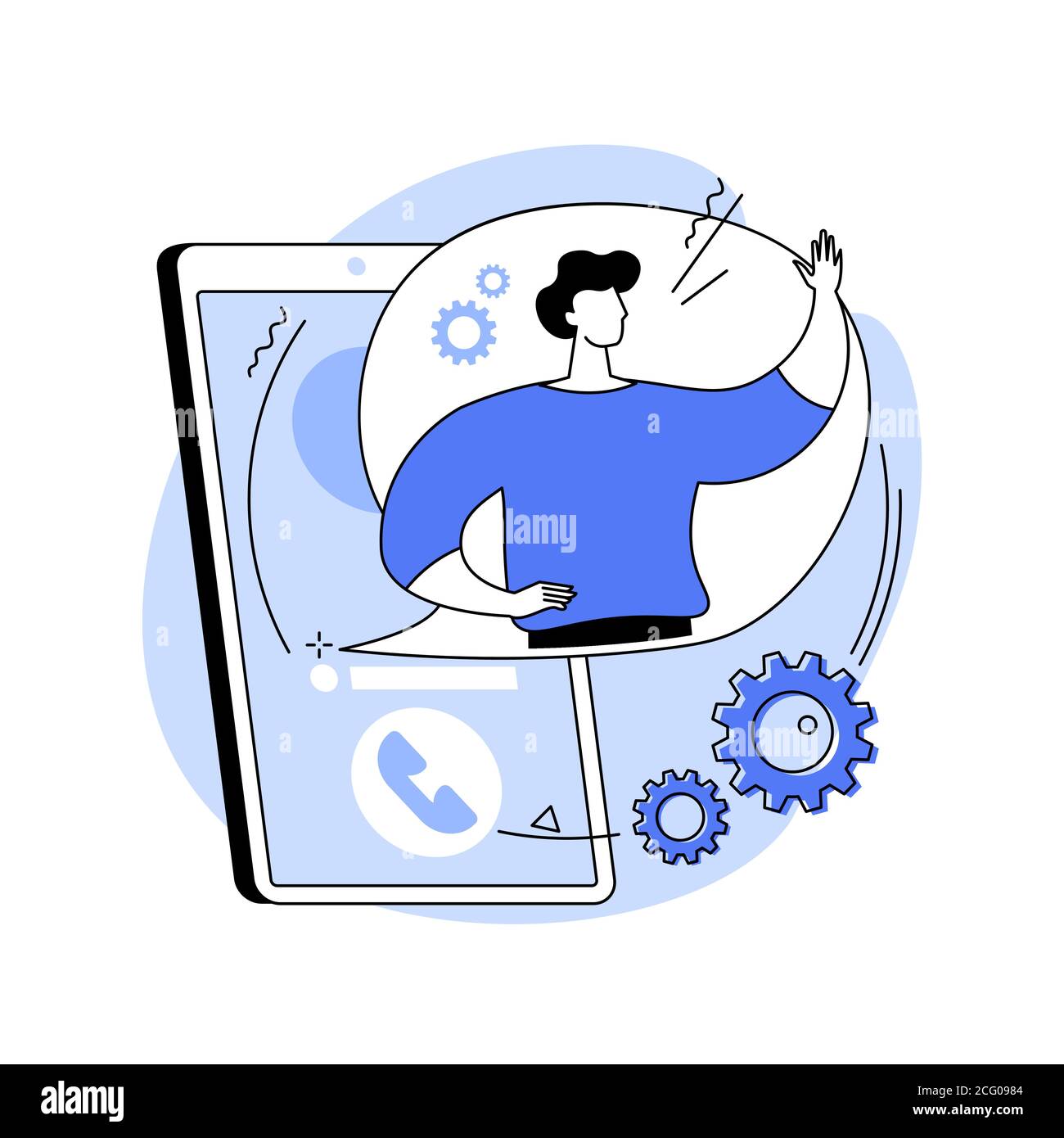 Custom service abstract concept vector illustration Stock Vector Image ...