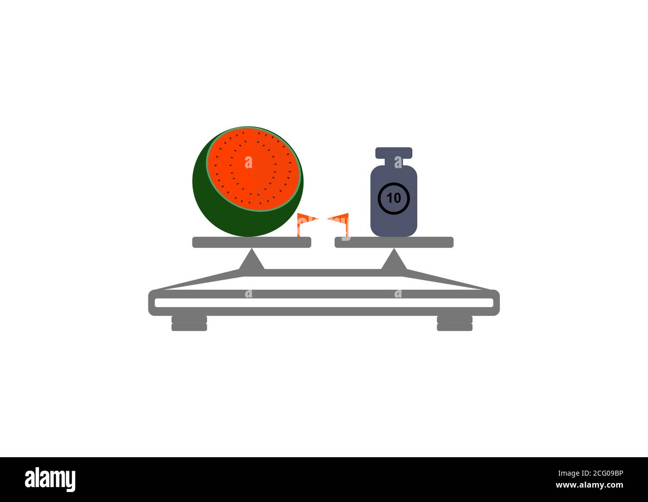 Watermelon on scales hi-res stock photography and images - Alamy