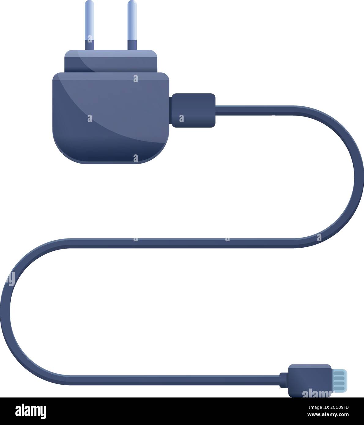 Cellphone charger icon. Cartoon of cellphone charger vector icon for ...