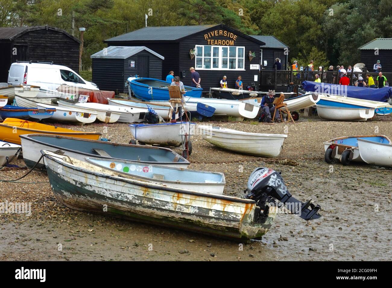Boats orford quay suffolk england hi-res stock photography and images ...
