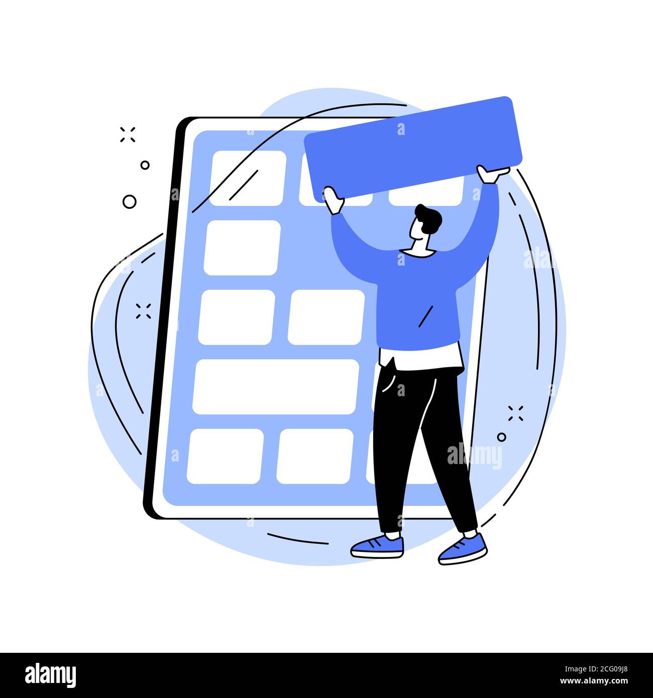 Portfolio abstract concept vector illustration Stock Vector Image & Art ...