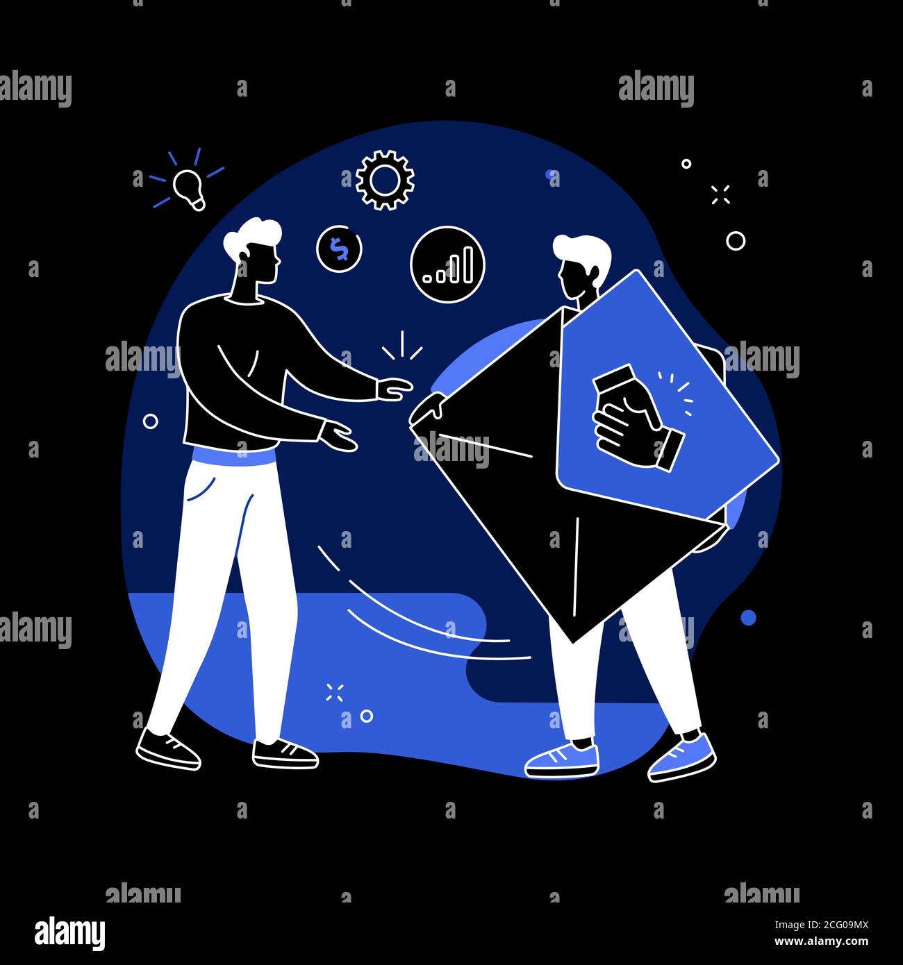 Job offer abstract concept vector illustration Stock Vector Image & Art ...