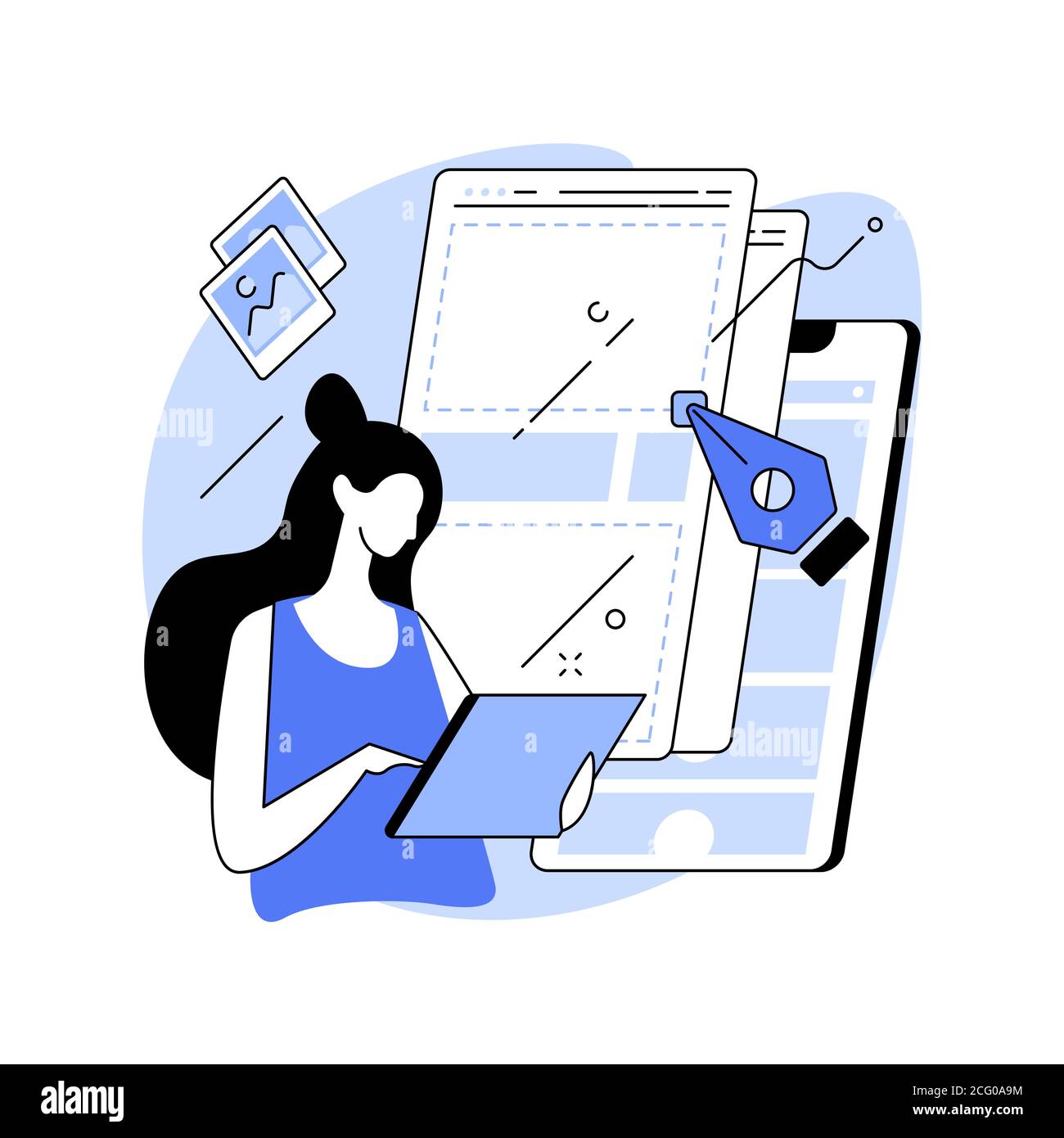 Ui And Ux Design Abstract Concept Vector Illustration Stock Vector