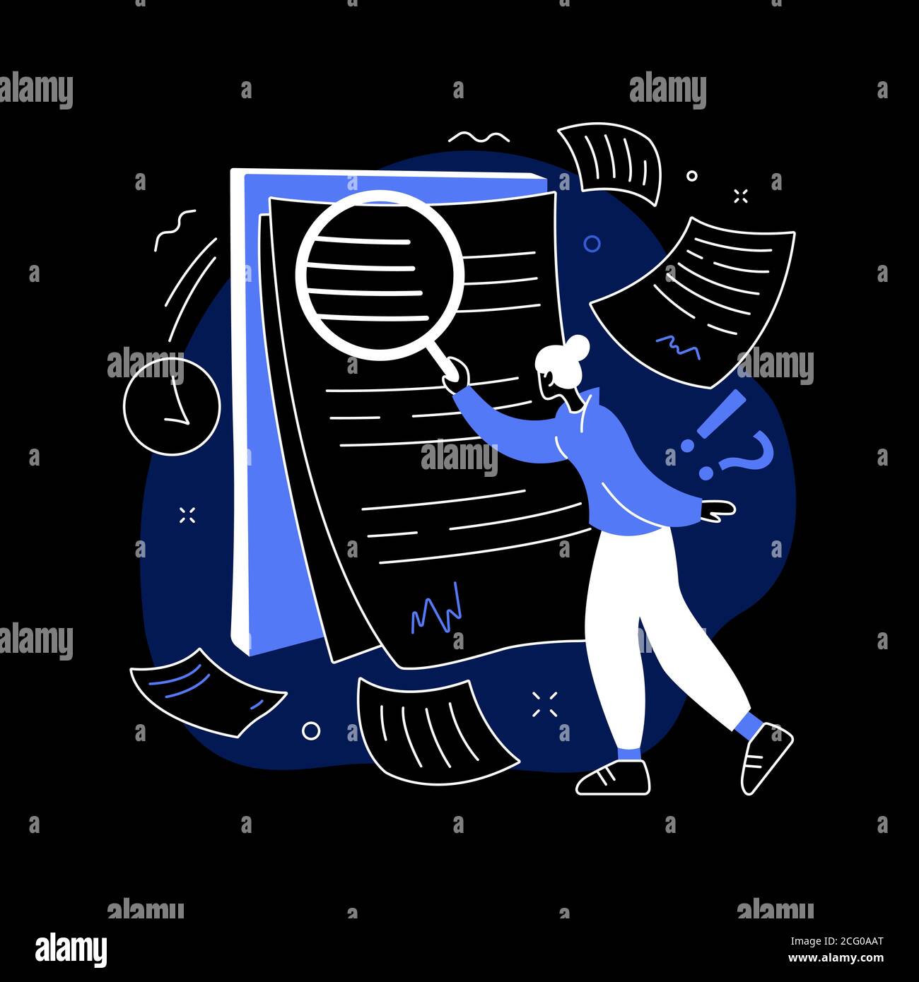 Terms and conditions abstract concept vector illustration Stock Vector ...