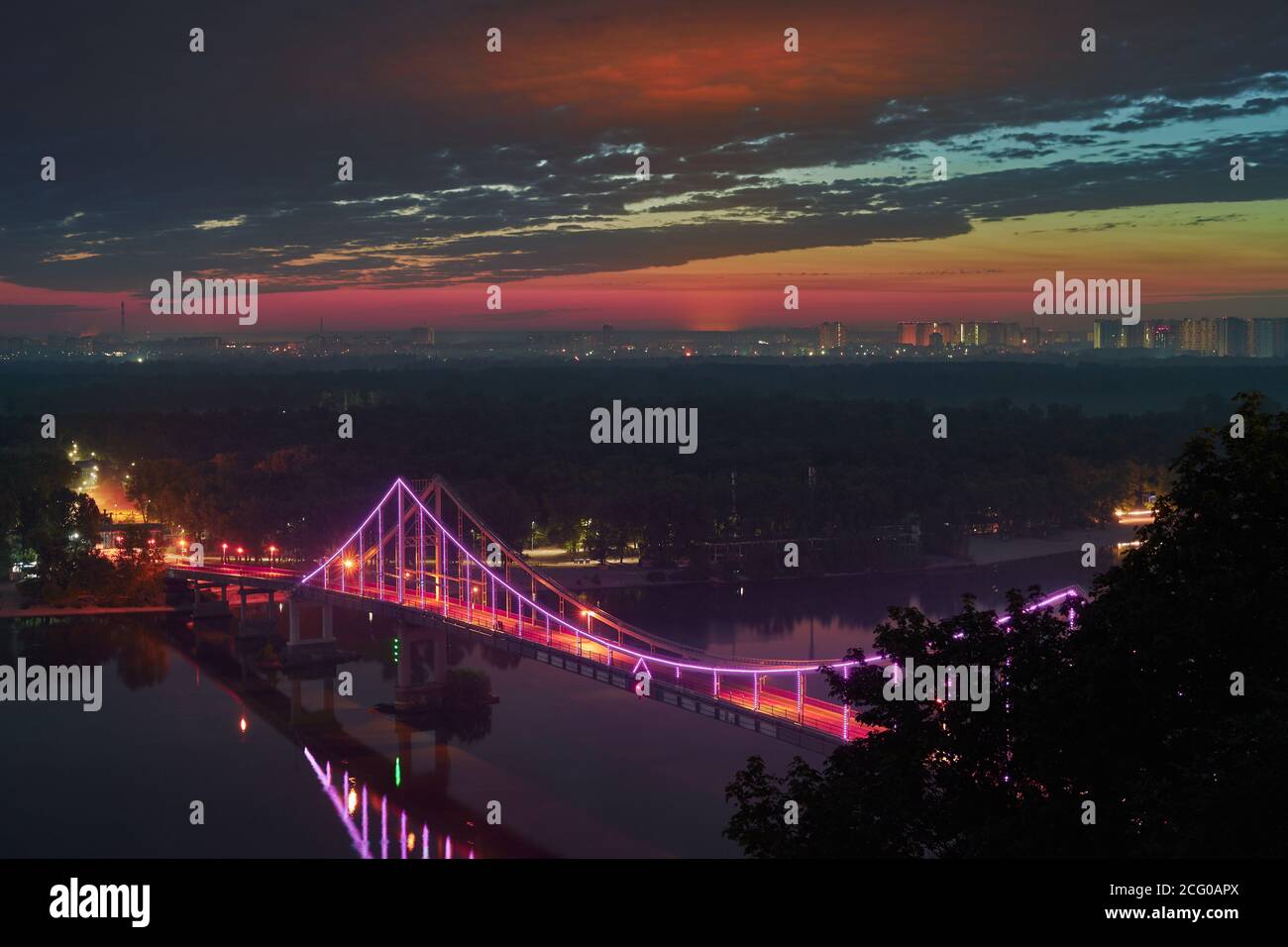 Dawn over river dnepr hi-res stock photography and images - Alamy