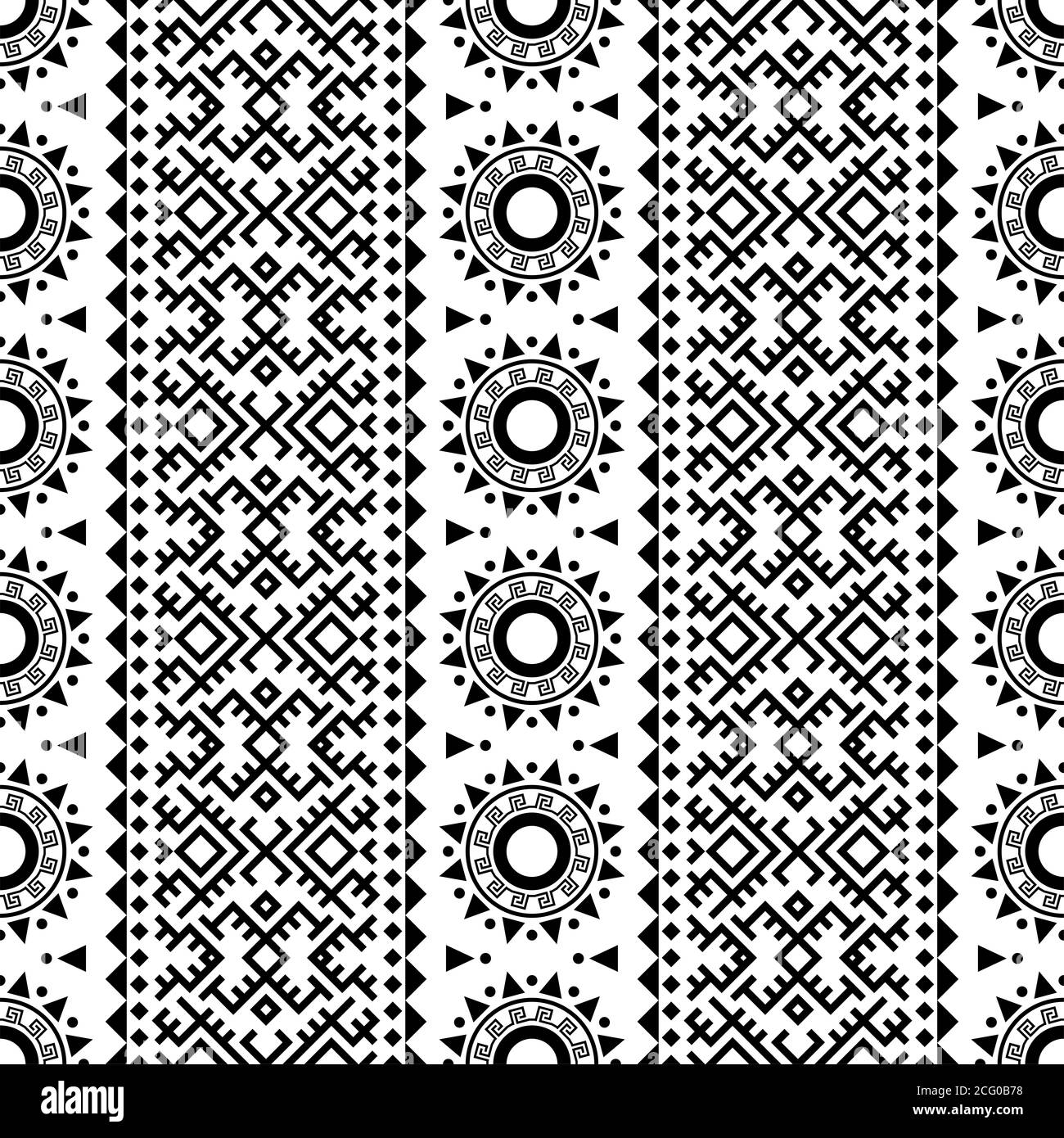 Traditional seamless ethnic pattern texture design vector Stock Photo ...