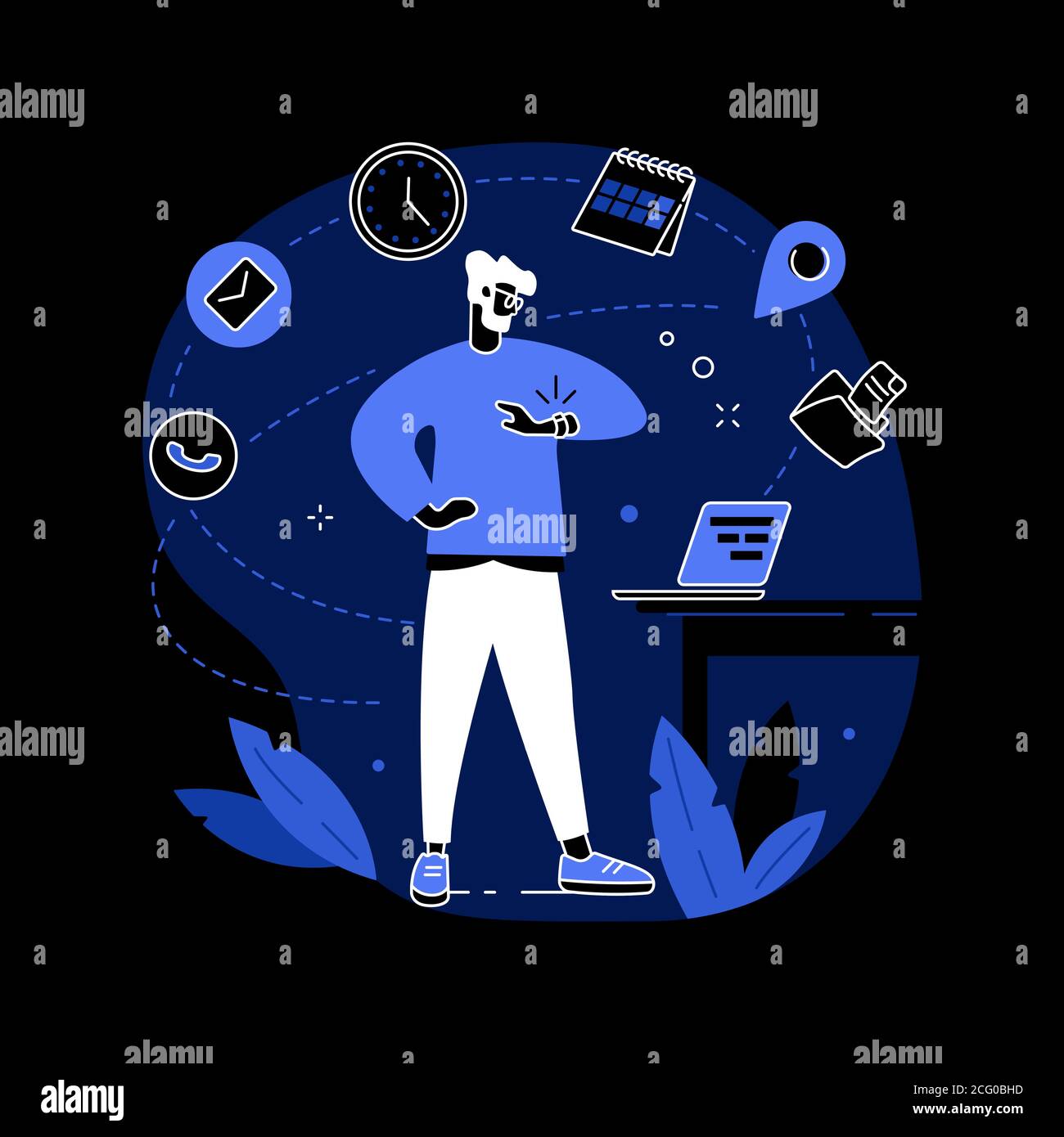 Executive jobs abstract concept vector illustration Stock Vector Image ...