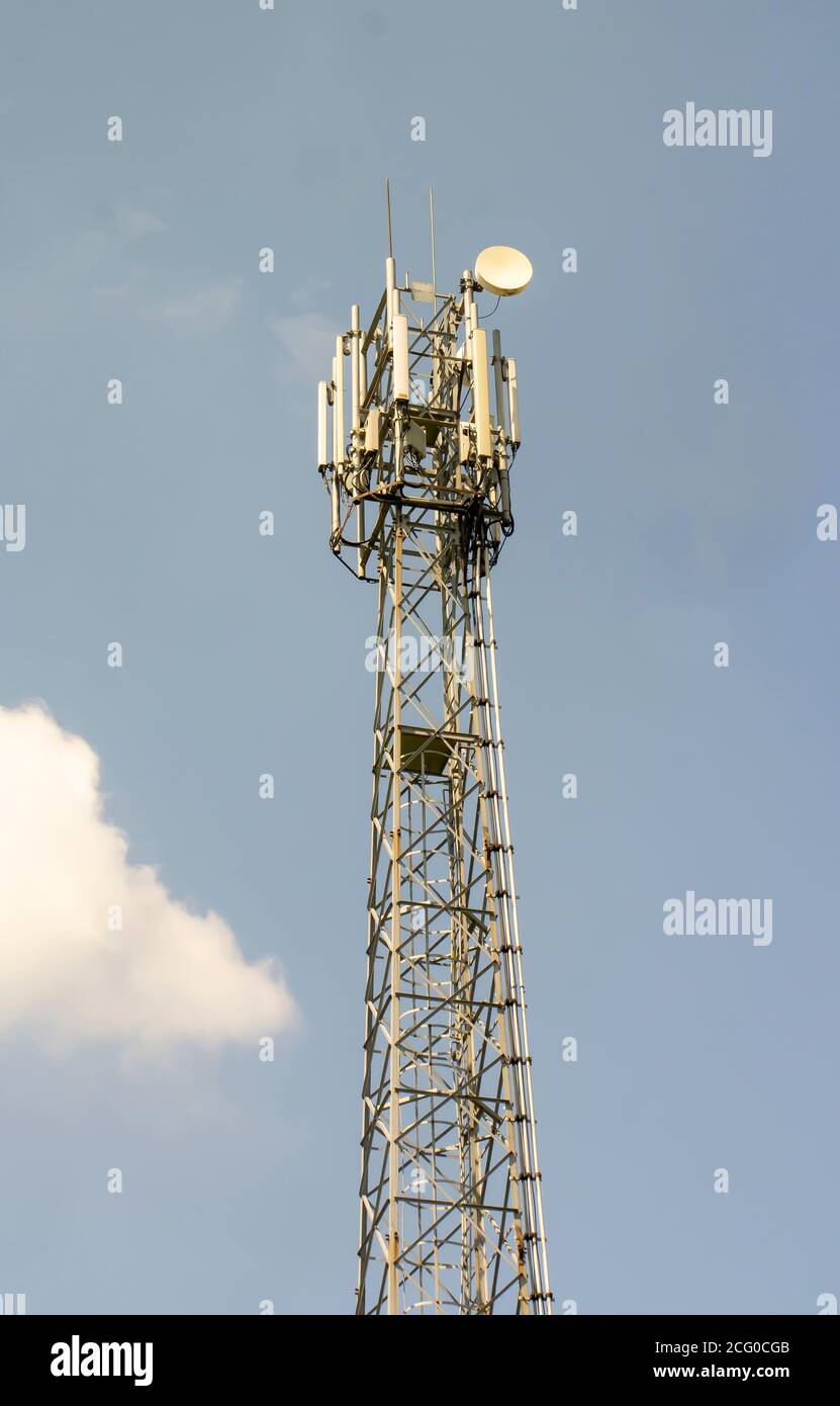 Telecommunications vertical hi-res stock photography and images - Alamy