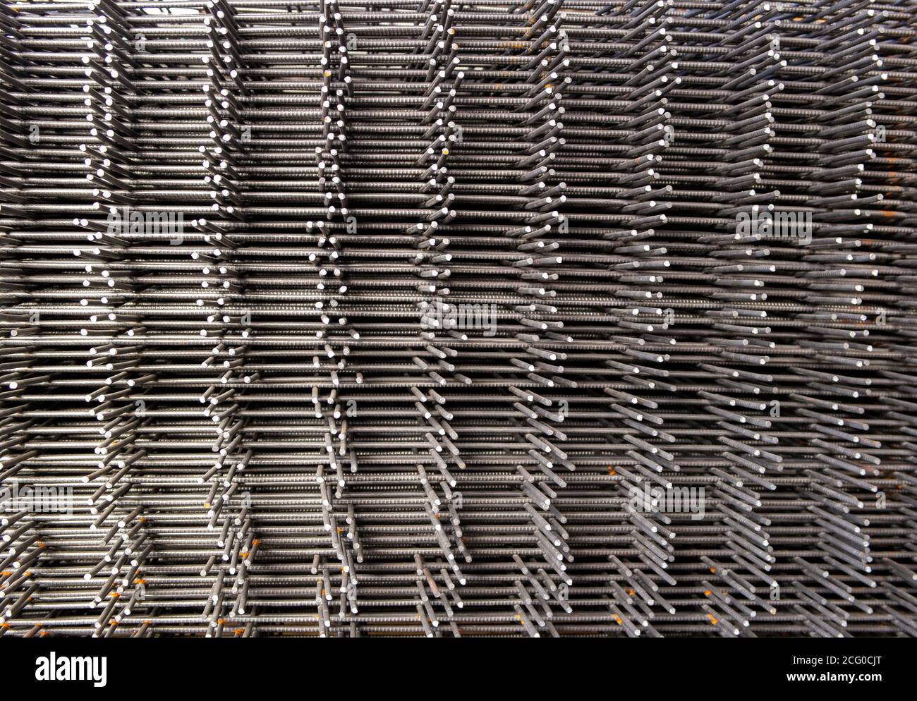 Steel wire mesh concrete floor hi-res stock photography and images - Alamy