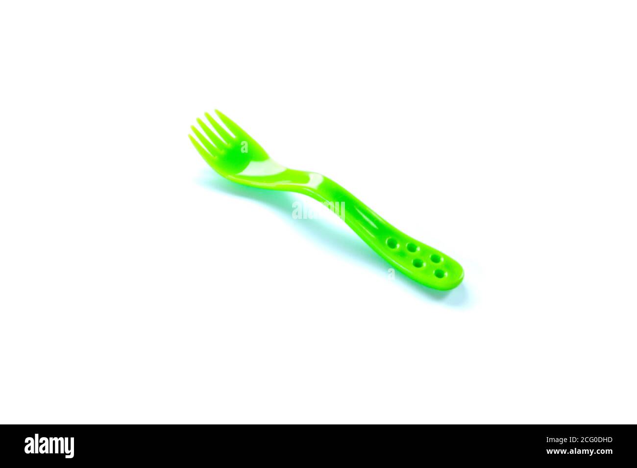 children's green plastic children's green plastic plug isolated Stock ...