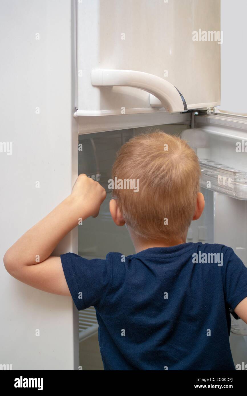 Fridge interior little food hi-res stock photography and images - Alamy