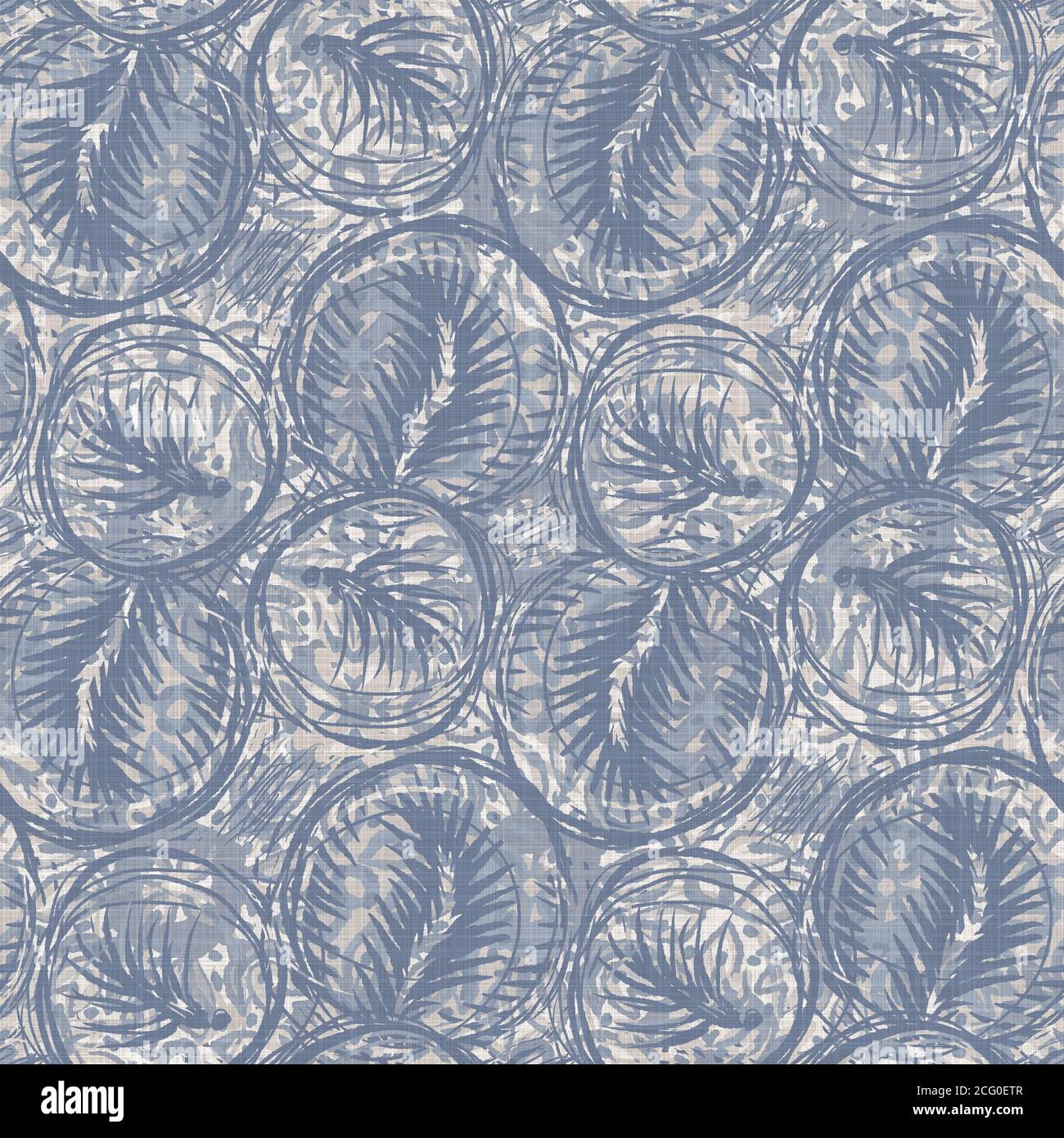 Seamless french farmhouse linen geometric block print background ...