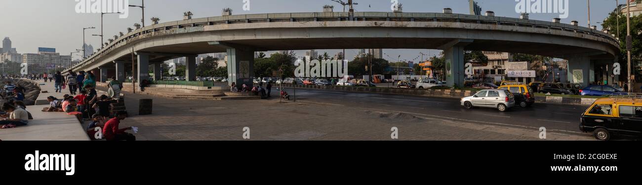 04-november-2017 iconic Princess Street- flyover at Marine Drive Queen ...