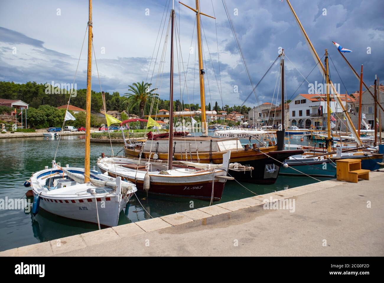 Authentic croatian fishing boats hi-res stock photography and images ...