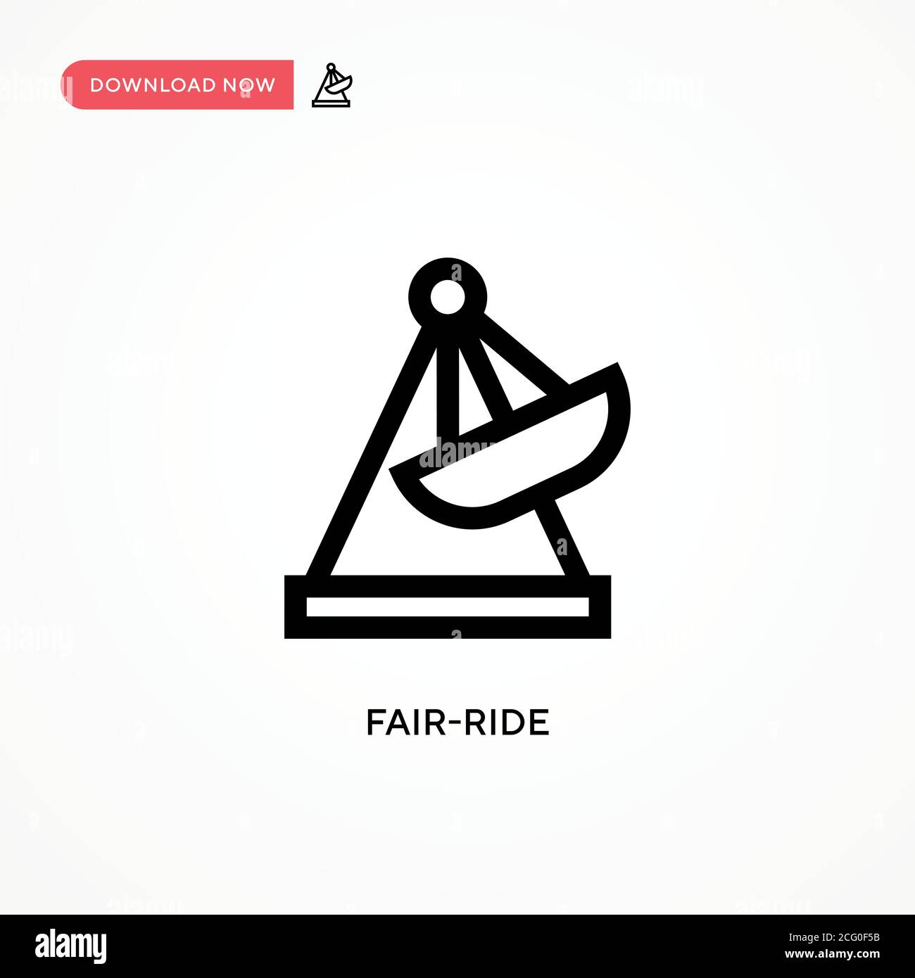 Spinning fairground ride Stock Vector Images - Alamy