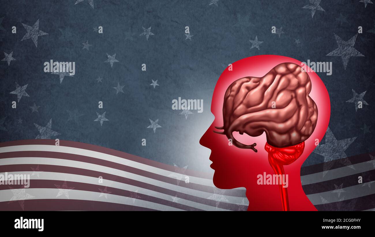 American conservative voter and USA elections strategy or political ...