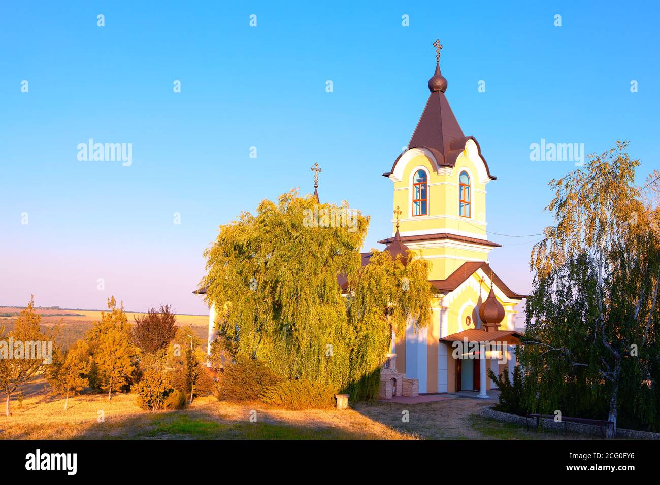The Church of Tipova Monastery in Moldova Stock Photo - Alamy