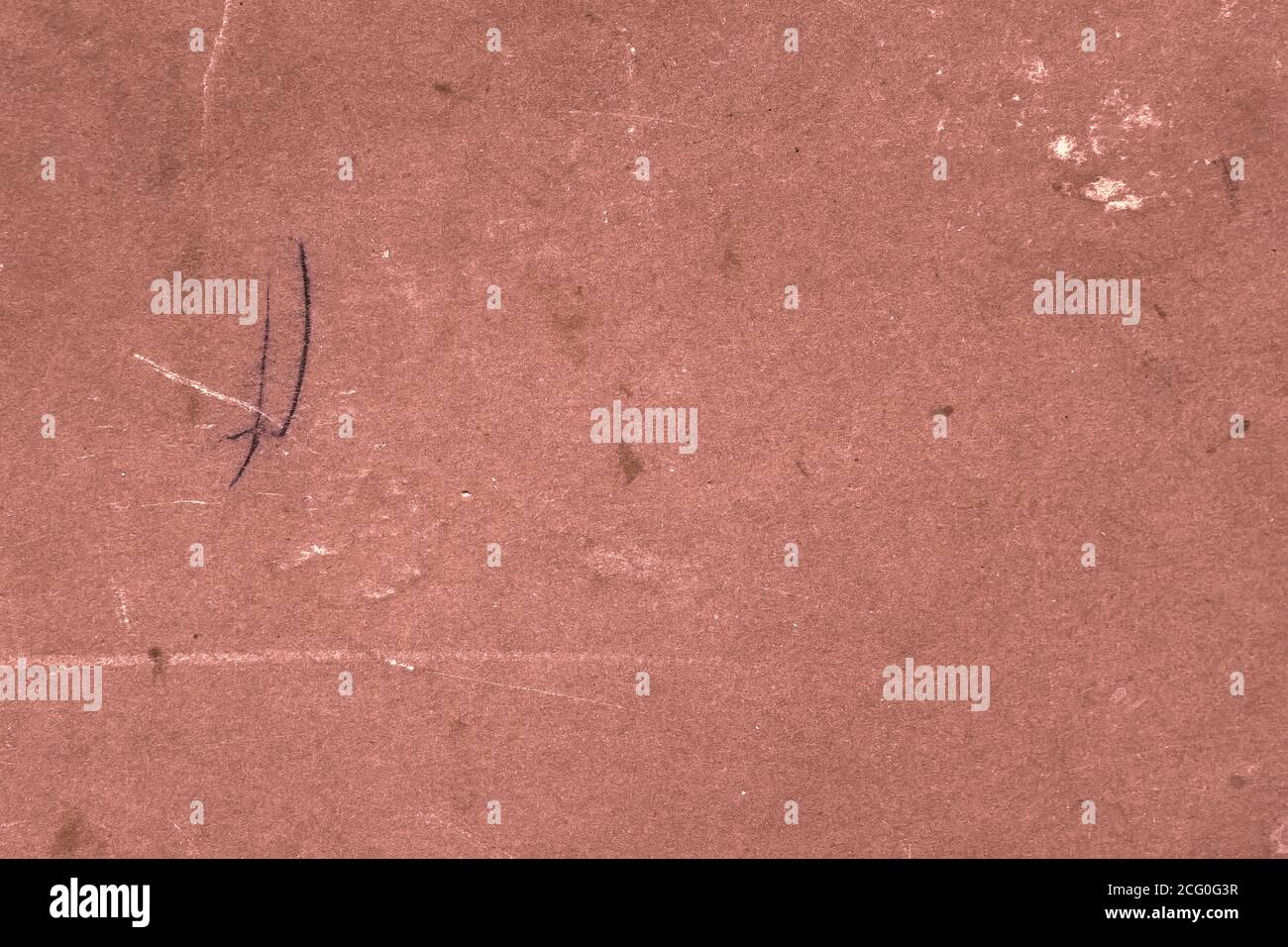 Texture of old paper with scratch, scrape, spots, red cardboard texture ...