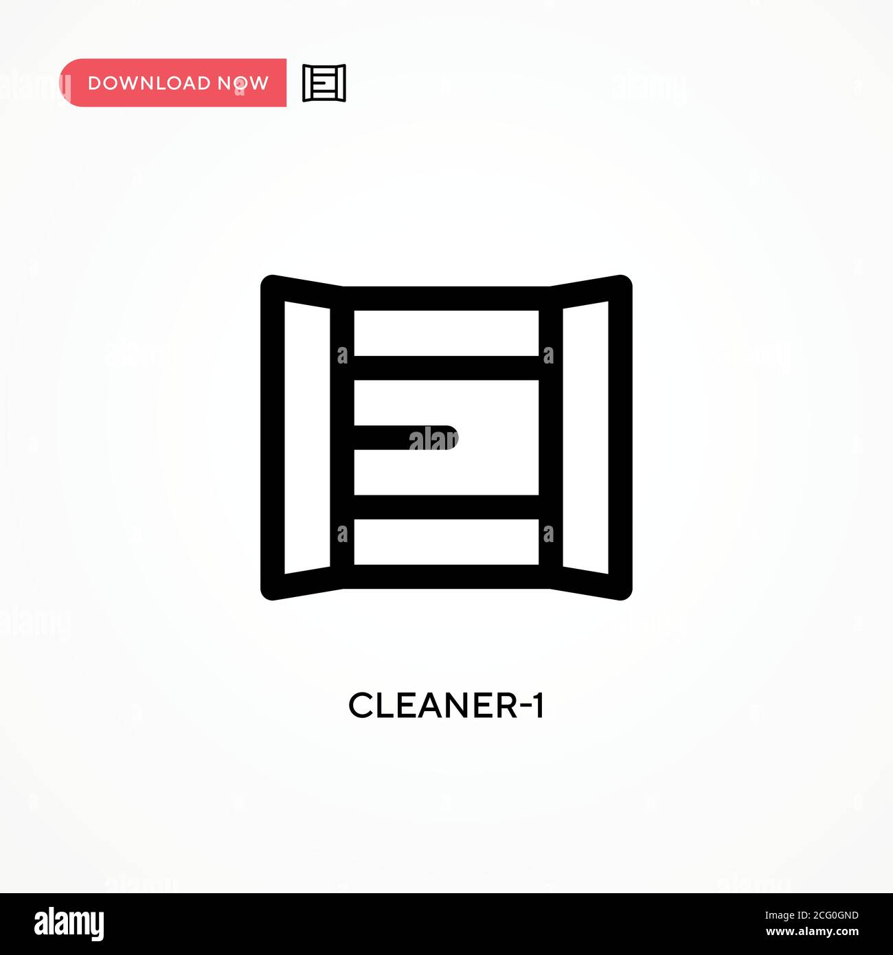 Cleaner one app Stock Vector Images - Alamy