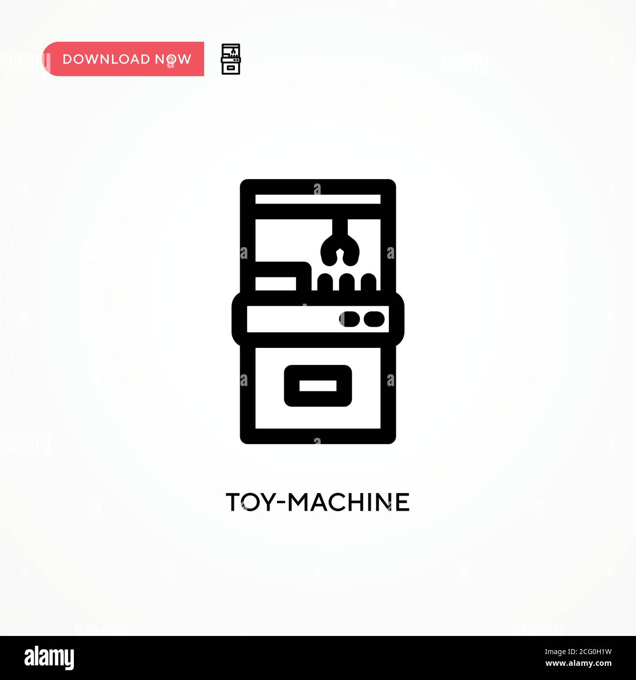 Toy-machine Simple vector icon. Modern, simple flat vector illustration ...