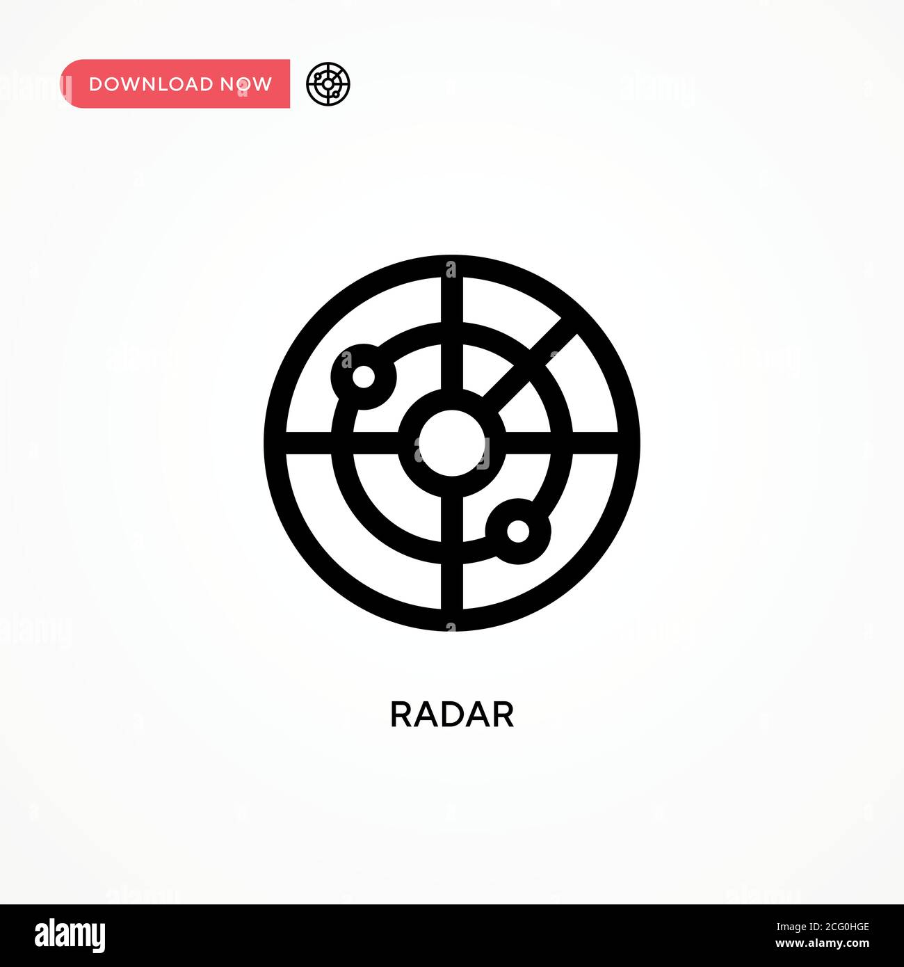 Radar map app Stock Vector Images - Alamy