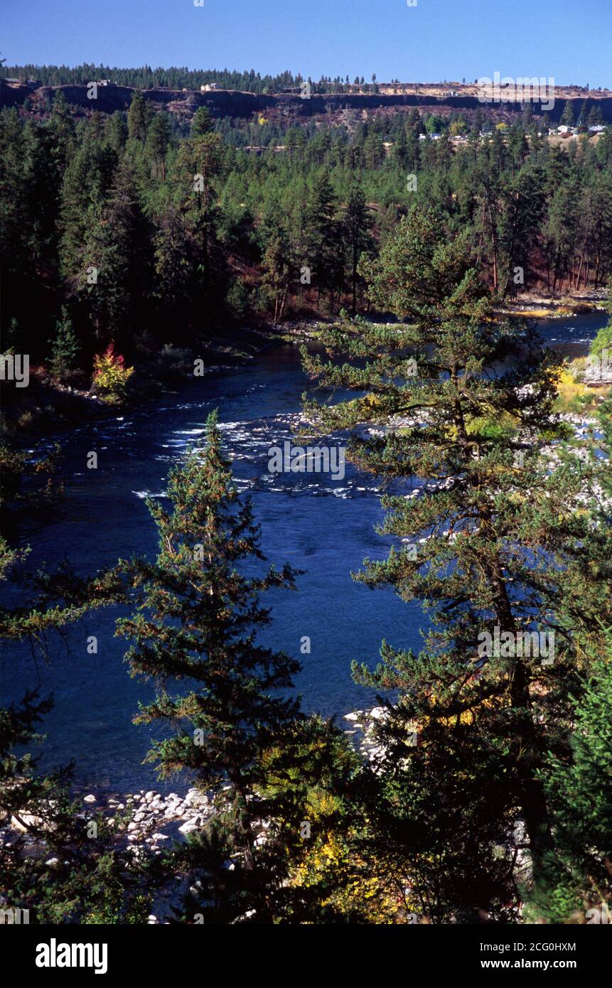 Spokane River, Riverside State Park, Washington Stock Photo - Alamy