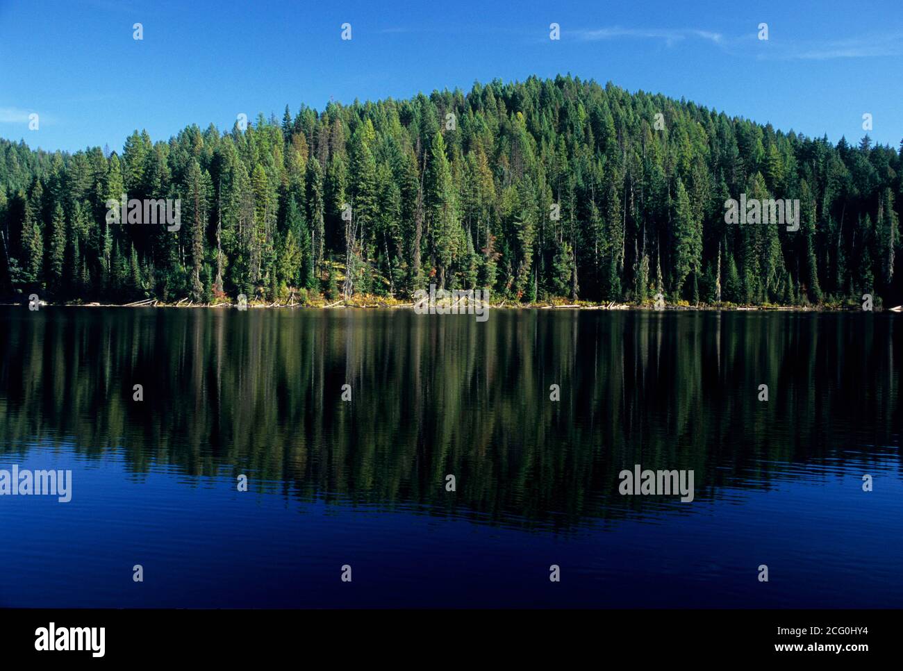 South Skookum Lake, Colville National Forest, Washington Stock Photo ...