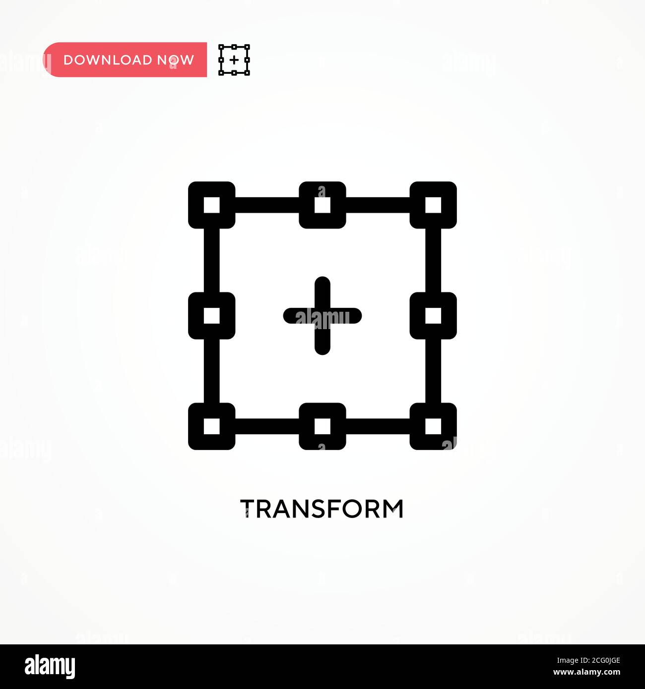 Transform Simple vector icon. Modern, simple flat vector illustration for web site or mobile app ...