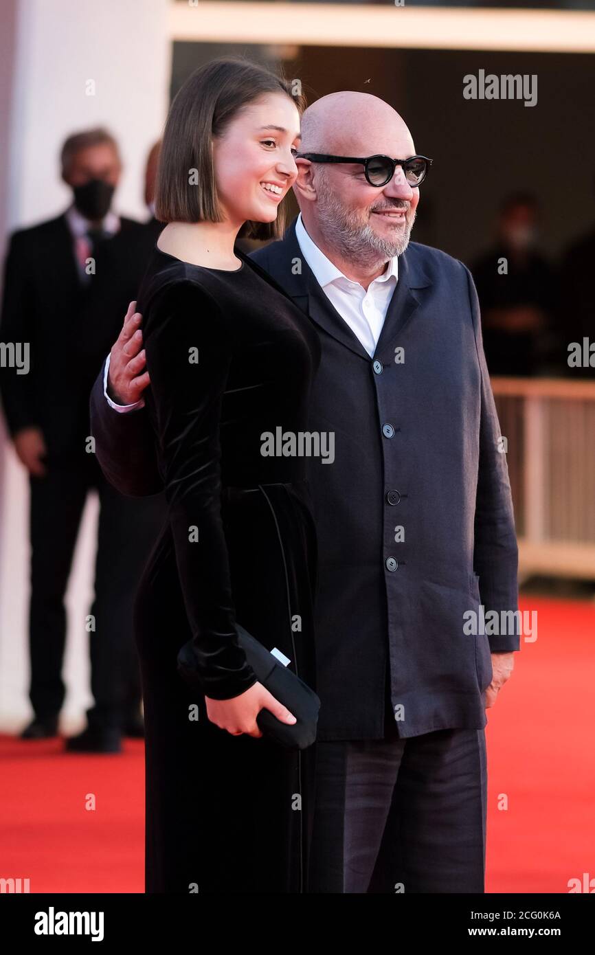 Palazzo del Cinema, Lido, Venice, Italy. 8th Sep, 2020. Gianfranco Rosi ...