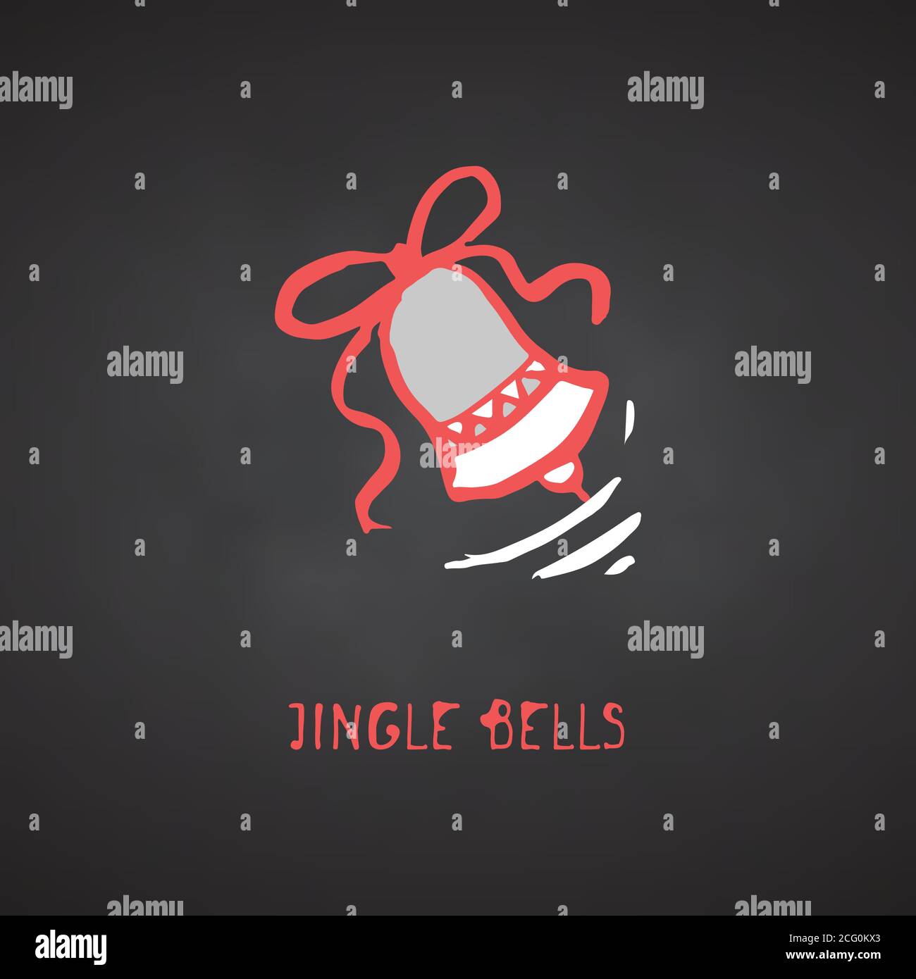 Bell with inscription Stock Vector Images - Alamy