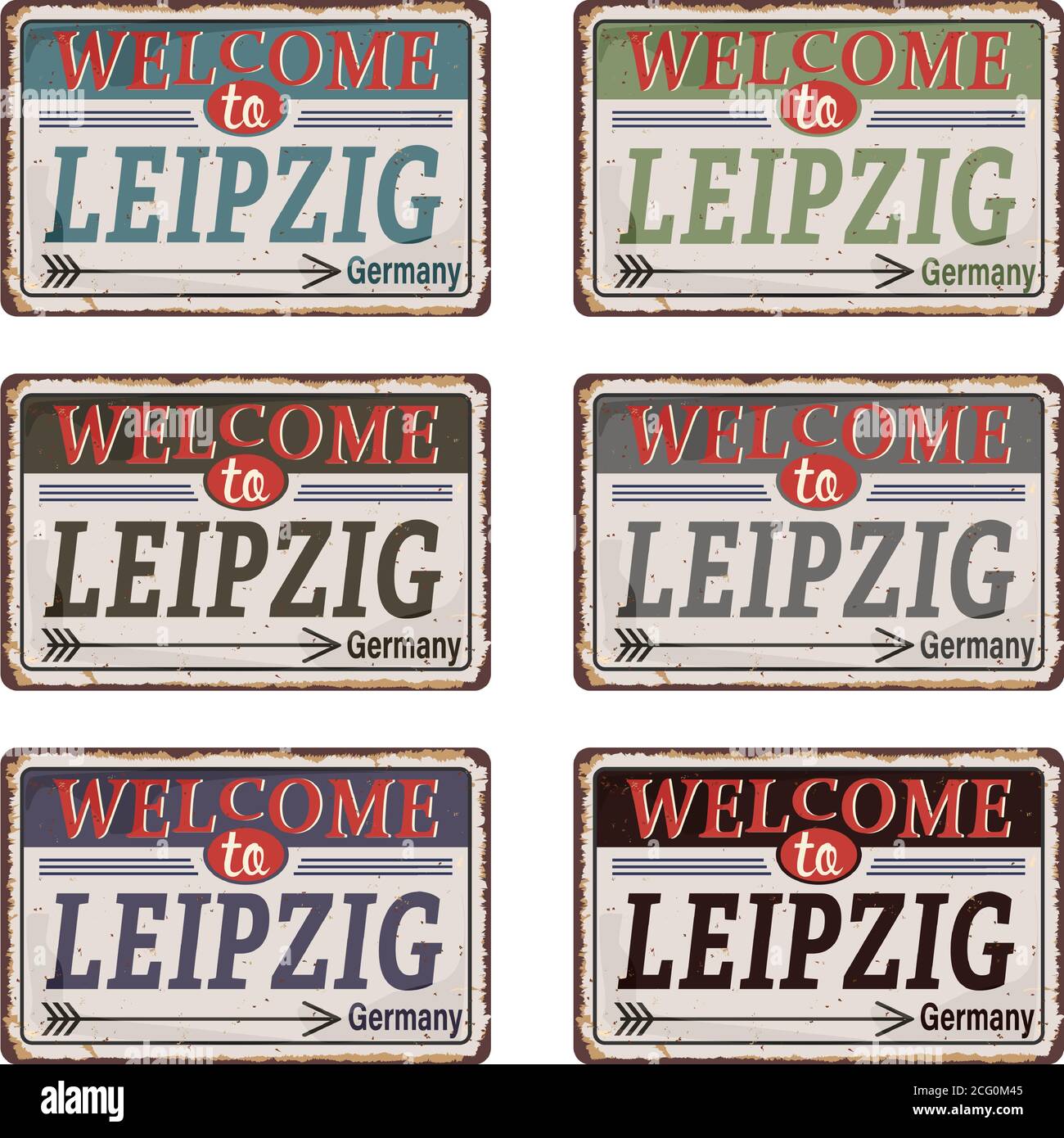 Welcome in germany road sign Stock Vector Images - Alamy