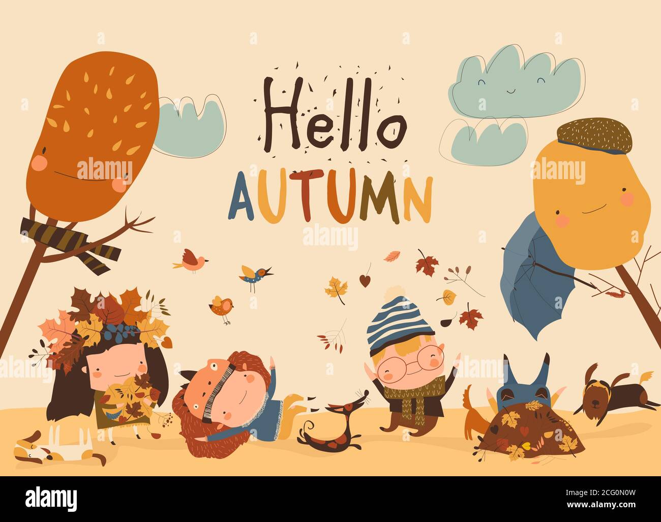 Fall Background For Kids
