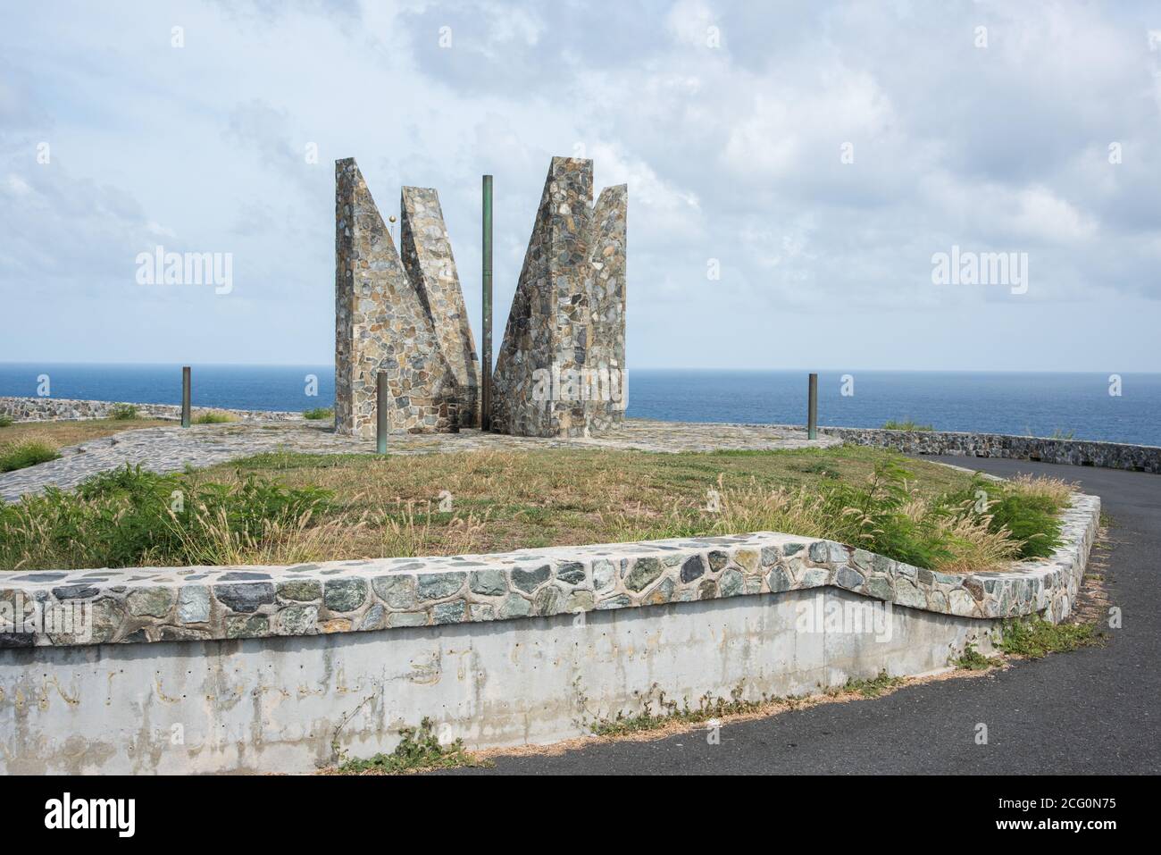 Christiansted, St. Croix, US Virgin Islands-June 20, 2014: Point Udall ...