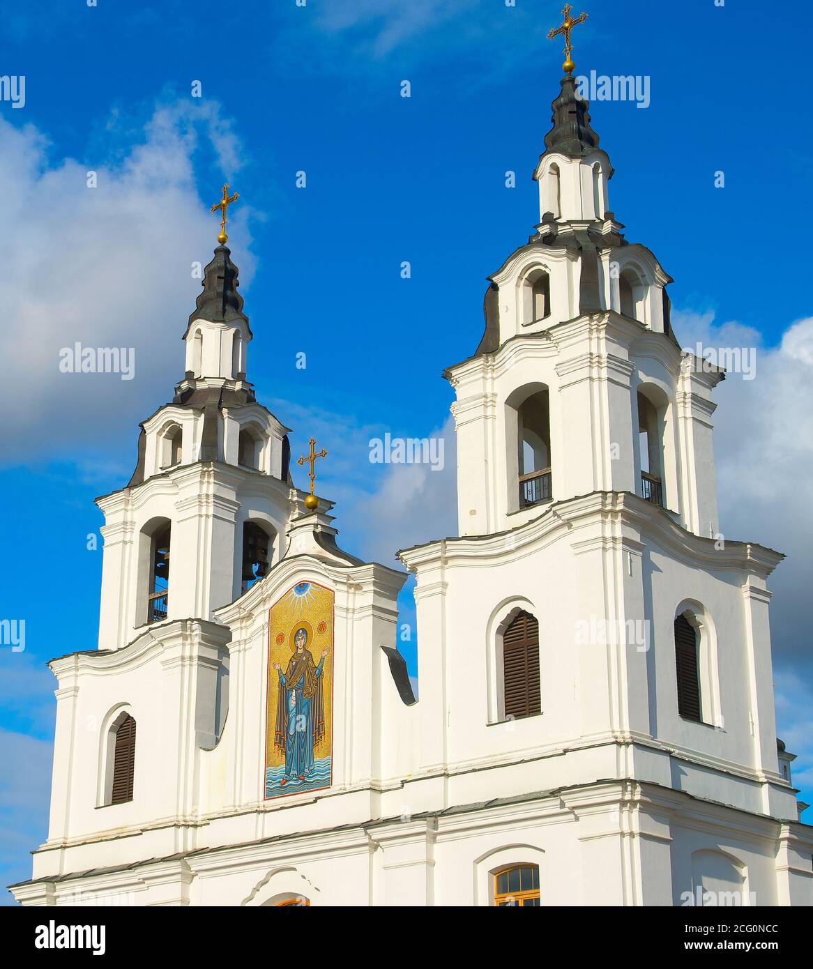 Holy Spirit Cathedral in Old Town of Minsk, Belarus Stock Photo - Alamy