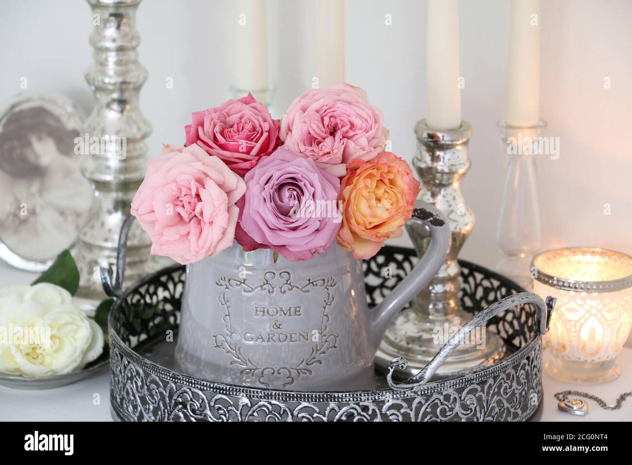 Romanic flower hi-res stock photography and images - Alamy