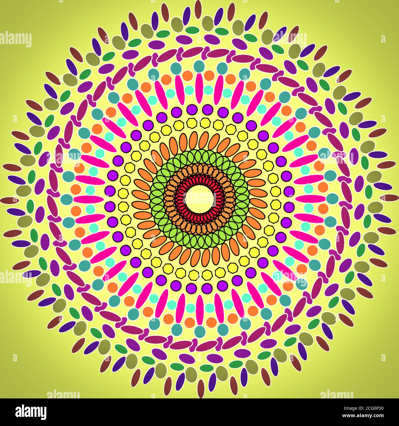 Colorful circular design abstract images for multipurpose use Stock ...