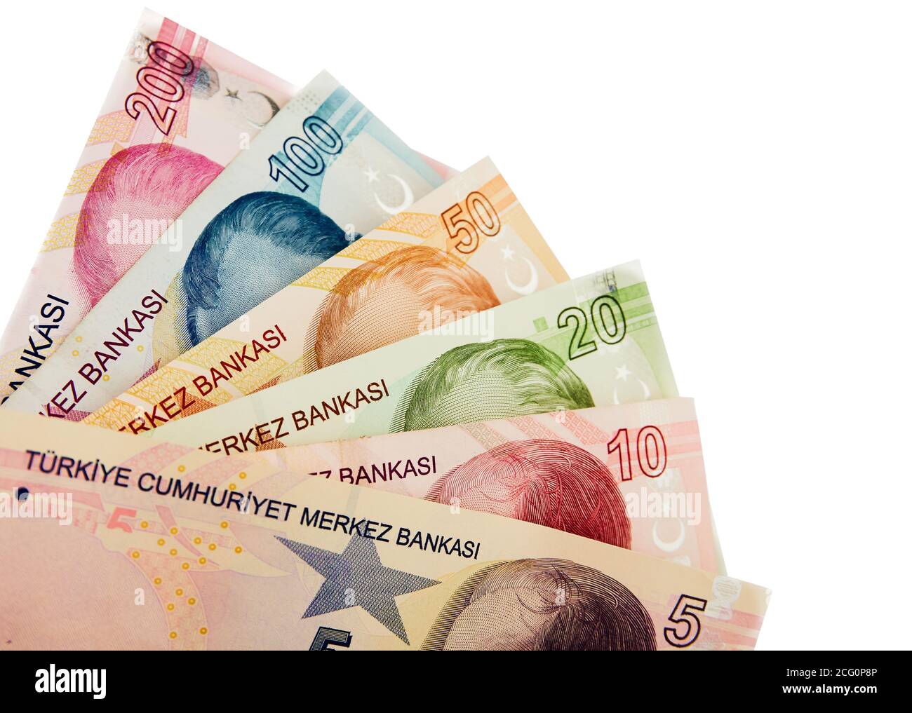 Turkish Banknotes - Turkish Liras Stock Photo - Alamy