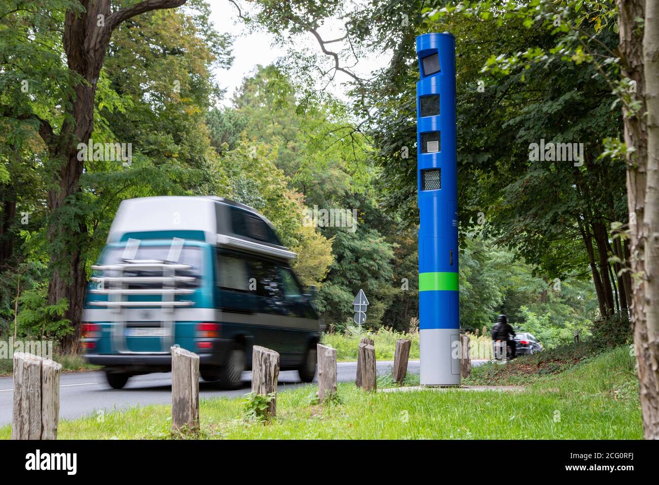 radar speed trap with car in motion, outdoors Stock Photo - Alamy