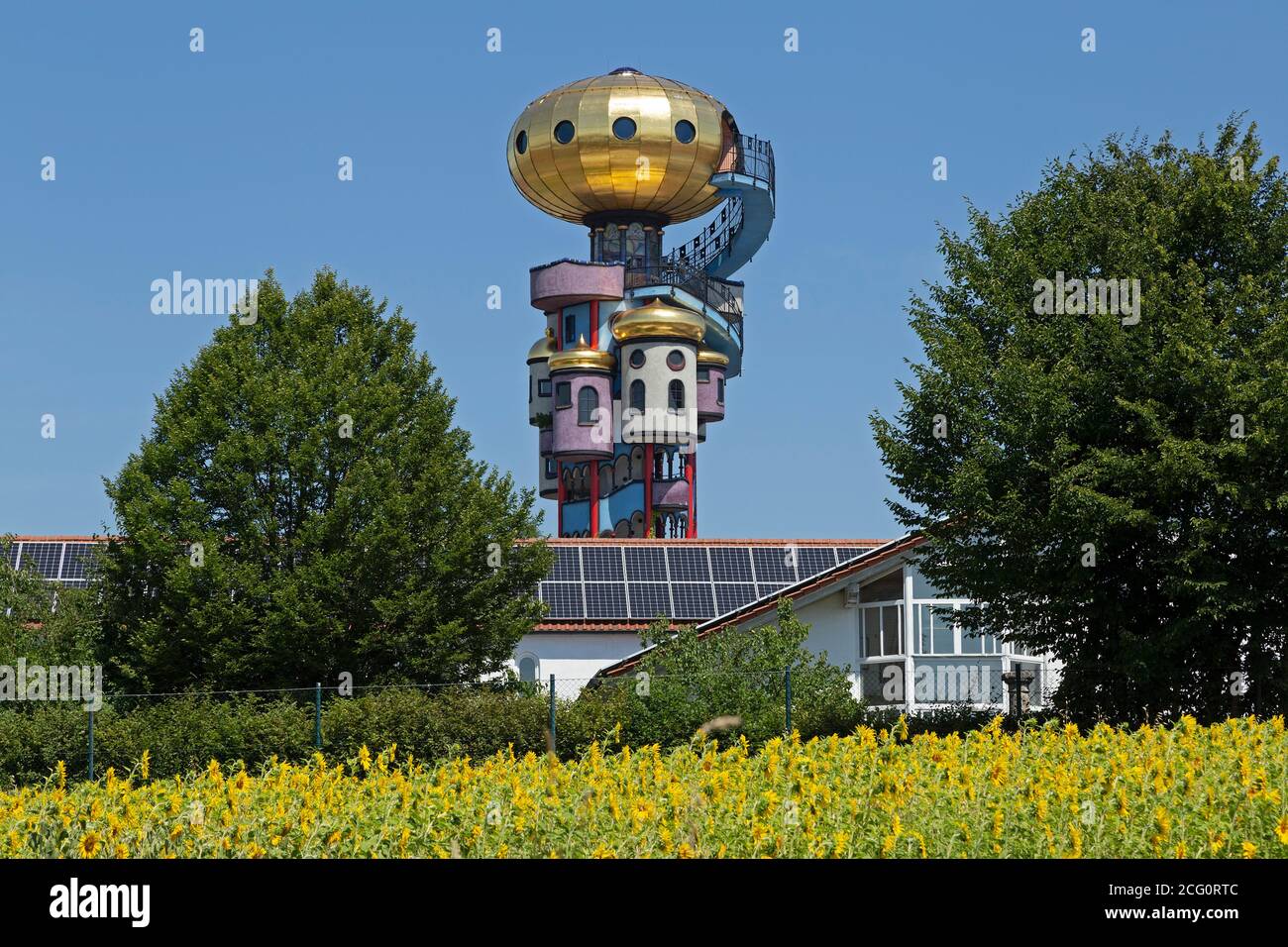 Hundertwasser tower abensberg hi-res stock photography and images - Alamy