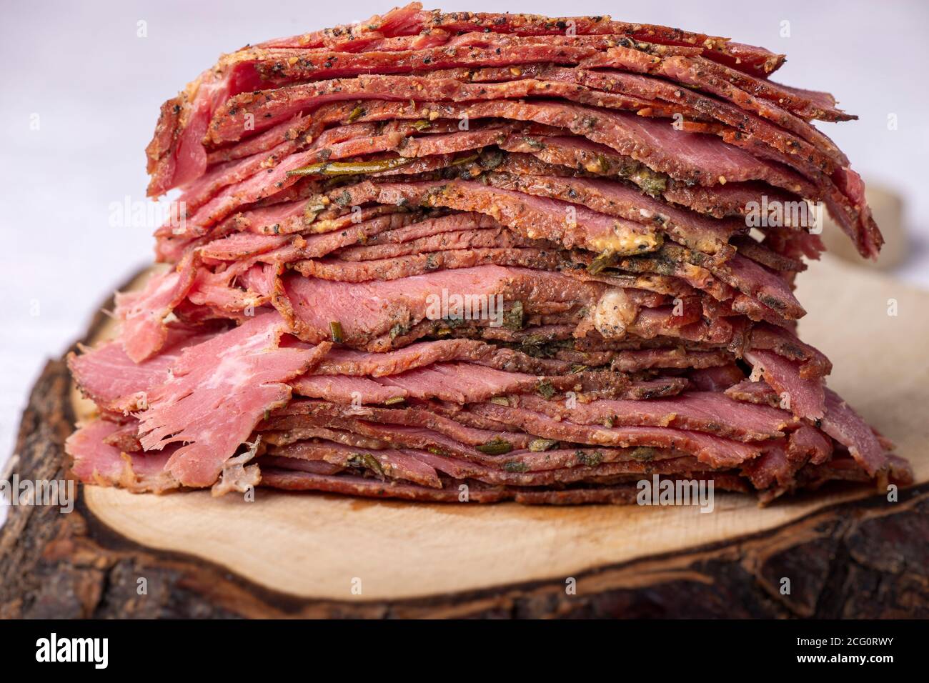Pastrami brisket hi-res stock photography and images - Alamy