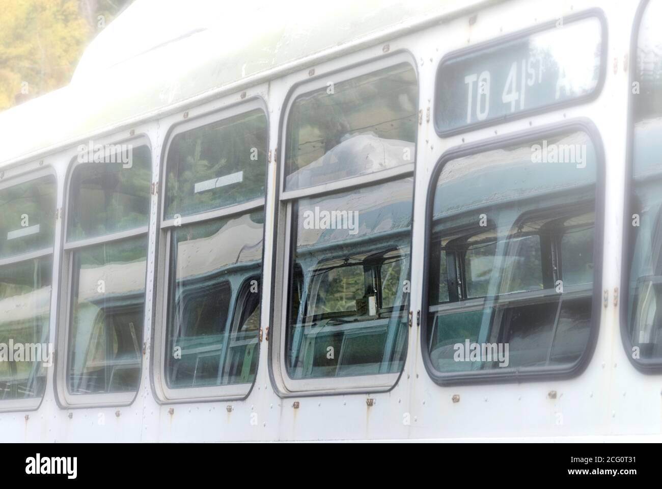 Old broken down bus hi-res stock photography and images - Alamy