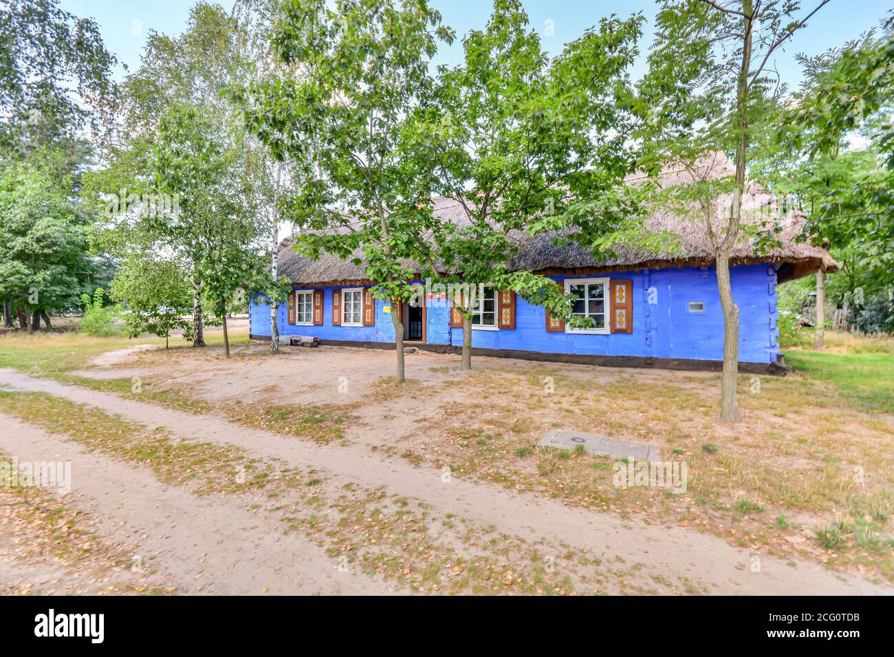 Old, historic rural buildings, Poland Stock Photo - Alamy