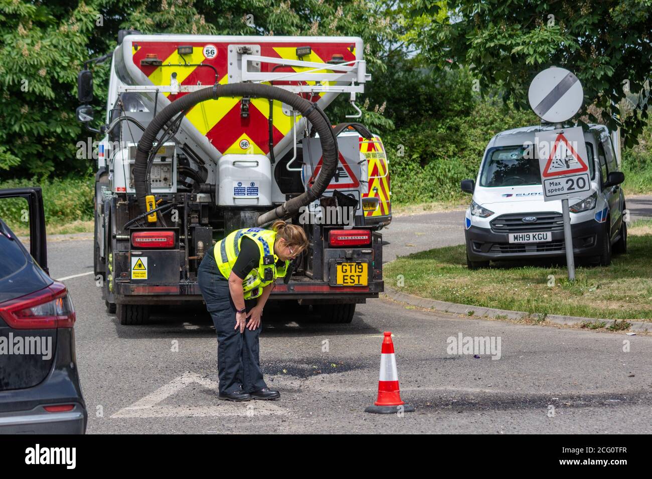 Collision investigation hi-res stock photography and images - Alamy