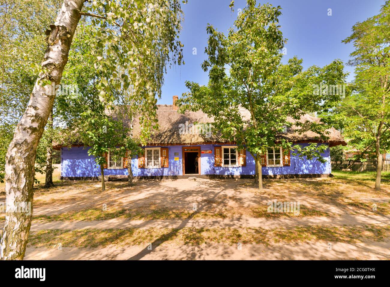 Old, historic rural buildings, Poland Stock Photo - Alamy
